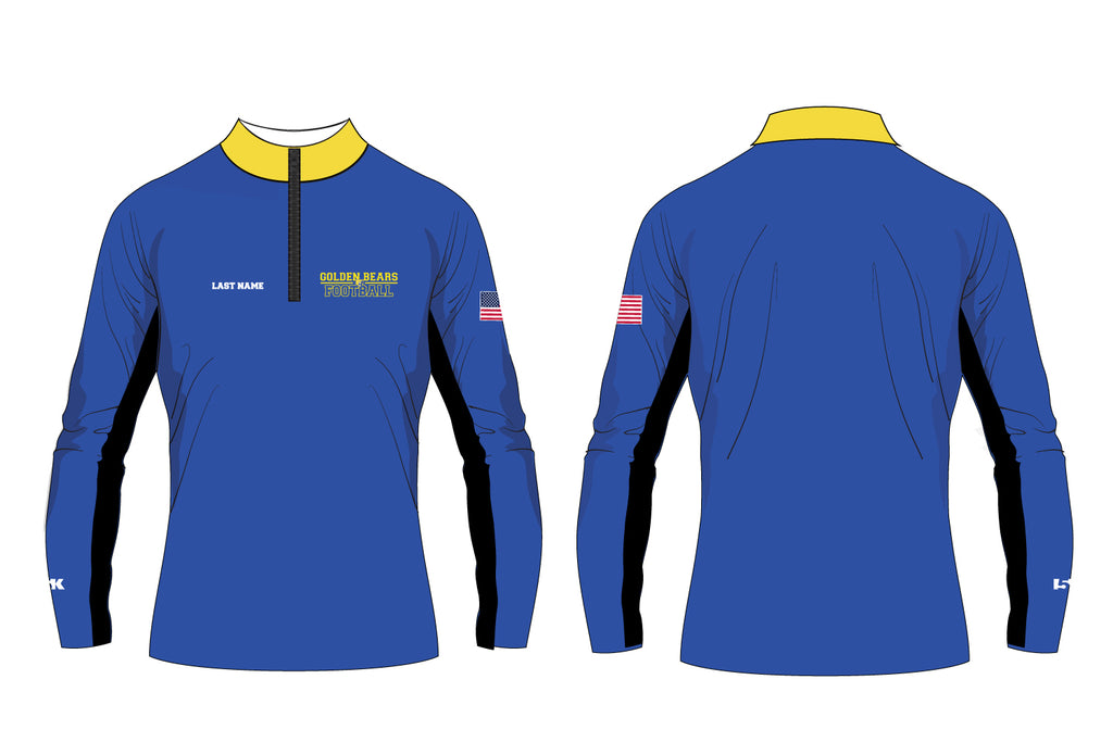 Lyndhurst-Golden-Bears-Football-New-Sublimated-Quarter-Zip-royal ...